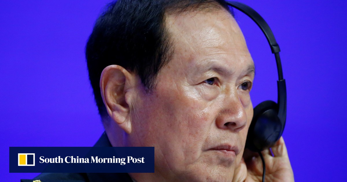 China’s defence chief warns ‘external forces’ not to meddle in Taiwan ...