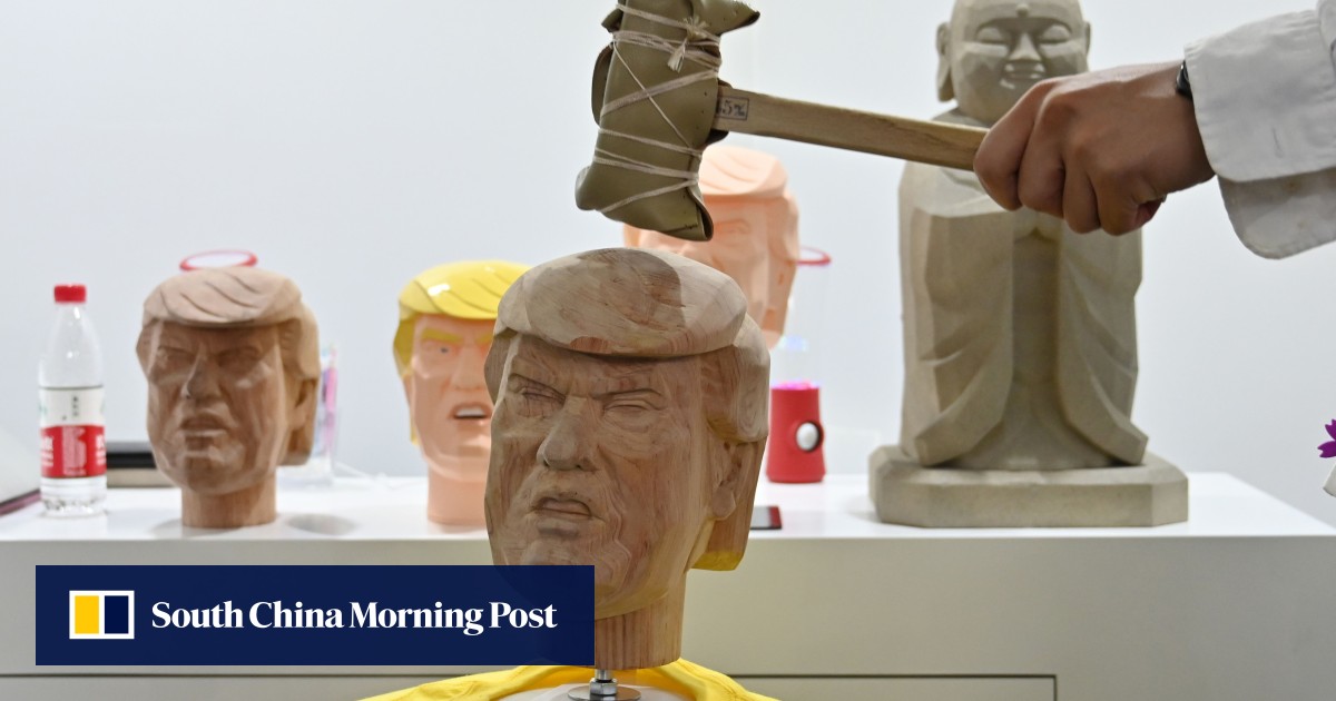 Chinese expo shuts ‘stress relief’ booth that let visitors strike ...