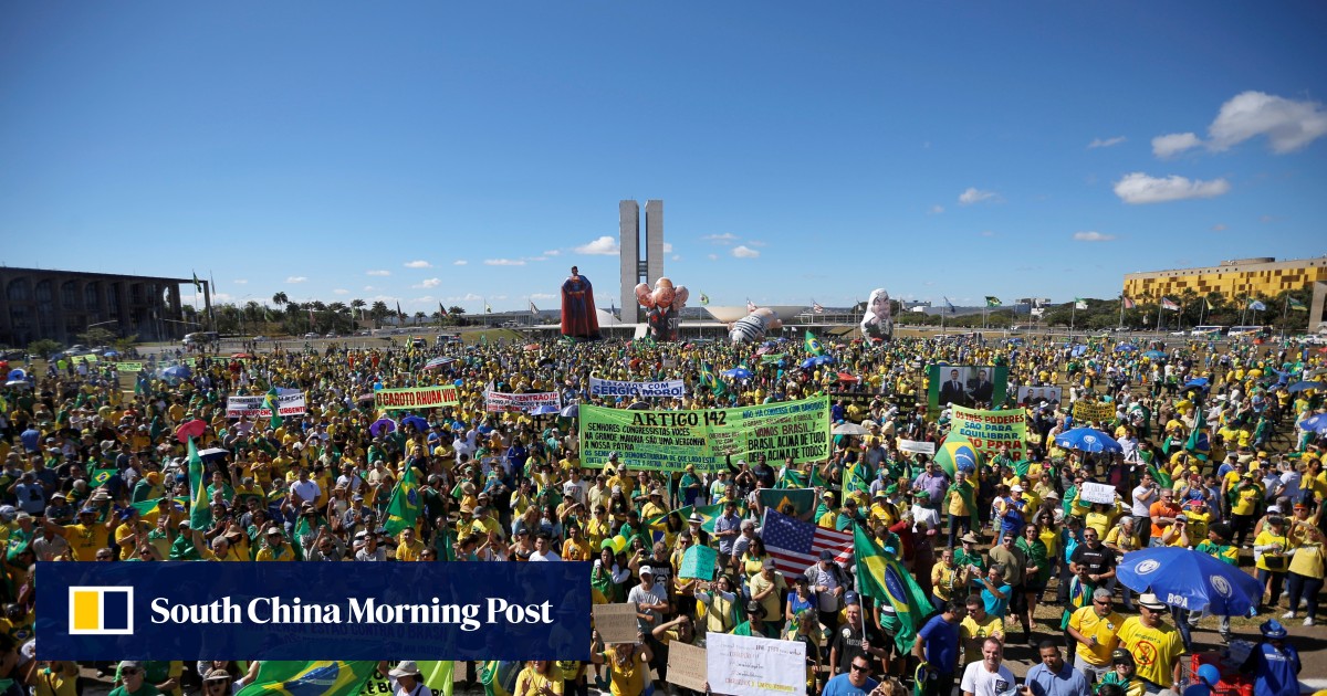Thousands of anti-corruption protesters rally in Brazil in support of ...