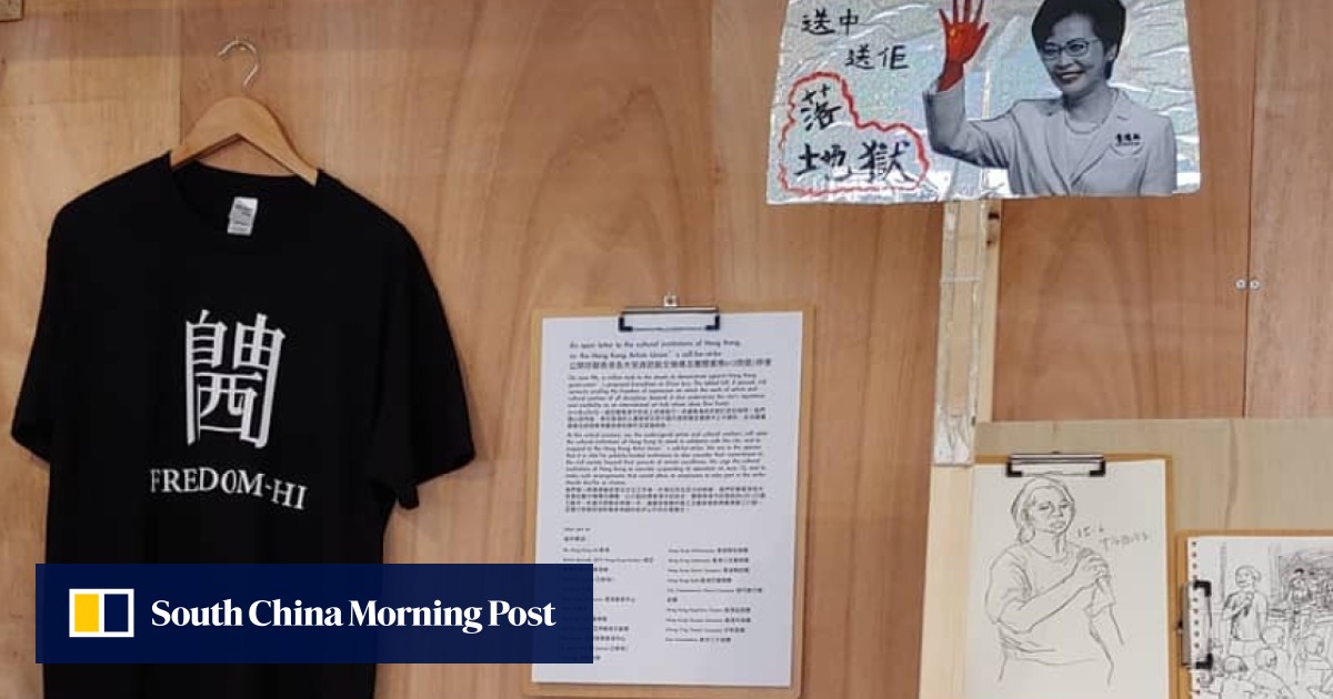 How extradition law protest art took over a Chinese curator’s Hong Kong ...