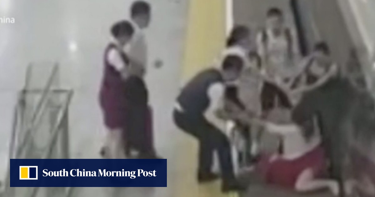 Chinese passenger who went off the rails after missing train detained ...