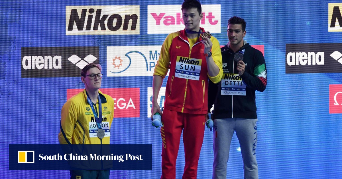 Mack Horton warned by FINA over Sun Yang podium protest at swimming ...