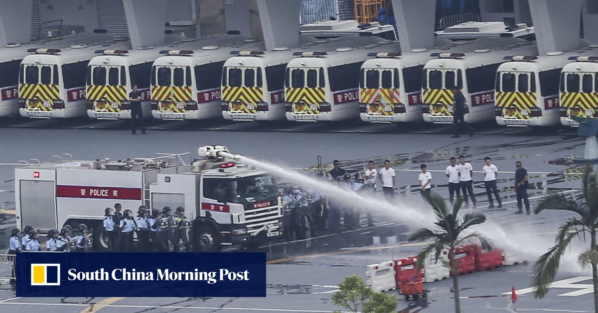 Exclusive | Anti-riot vehicles equipped with water cannons to begin ...