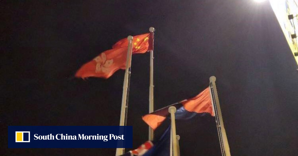 Beijing’s Hong Kong affairs office condemns protesters who threw ...