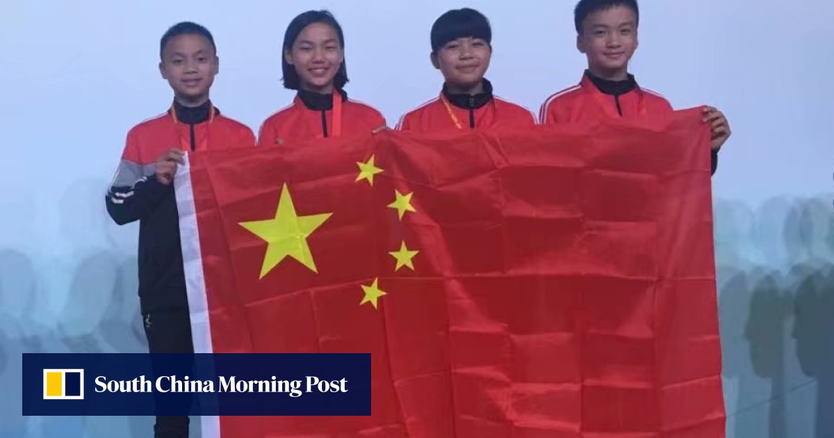 Chinese teenager who trains through the pain takes skipping rope team ...