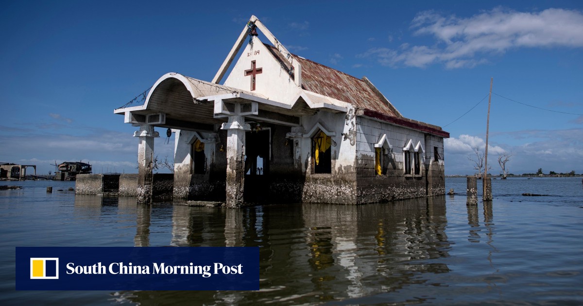 Philippine coastal towns face disaster as ground sinks while sea levels ...