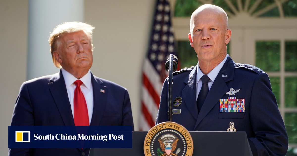 US President Donald Trump launches new Pentagon space warfare command ...