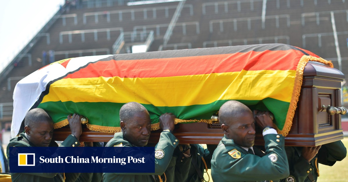 Thousands gather in Zimbabwe for former president Robert Mugabe’s state ...