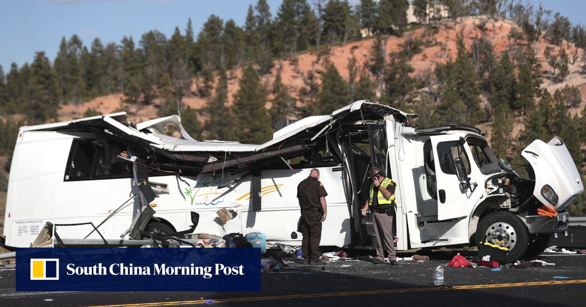 4 Chinese tourists killed as tour bus overturns in Utah | South China ...