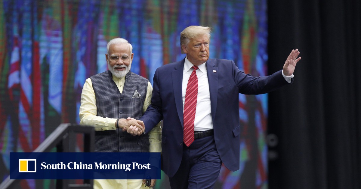 Trump and Modi appear together at Houston rally, finding common cause ...