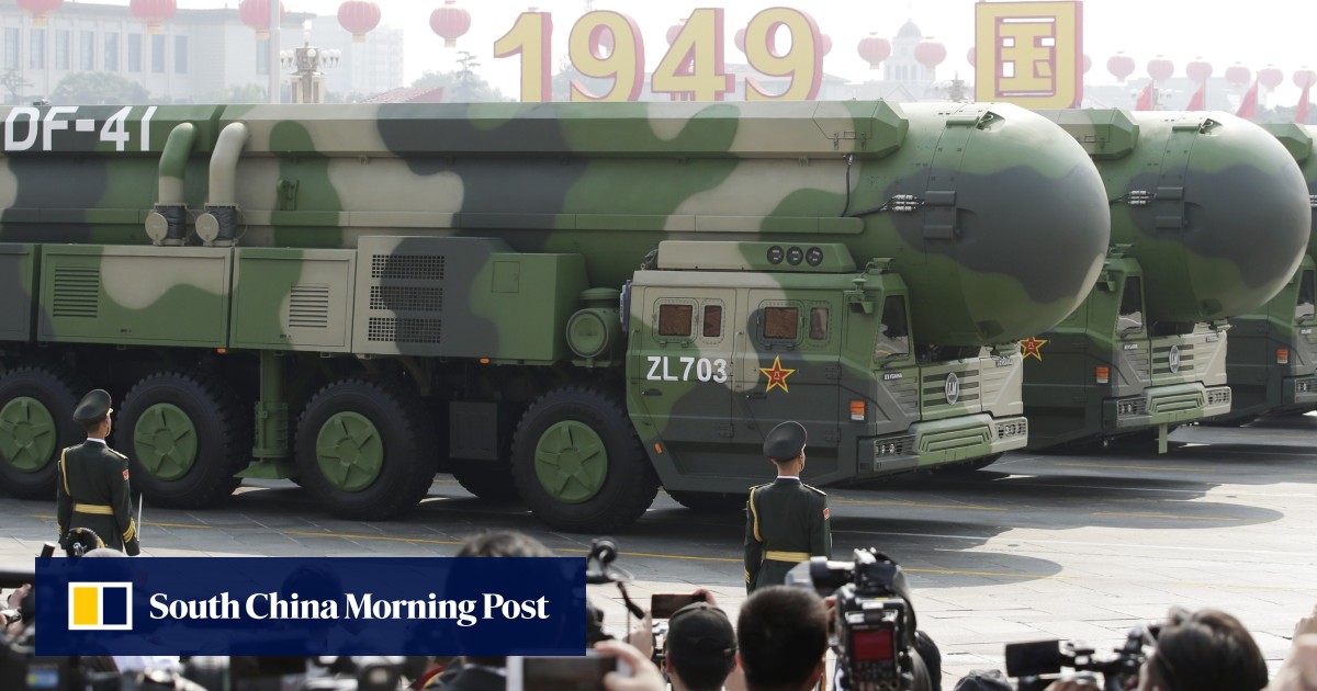China rolls out new weapon systems, nuclear-capable missiles in ...