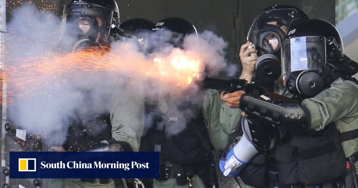 Hong Kong police guidelines on live rounds usage relaxed earlier this ...