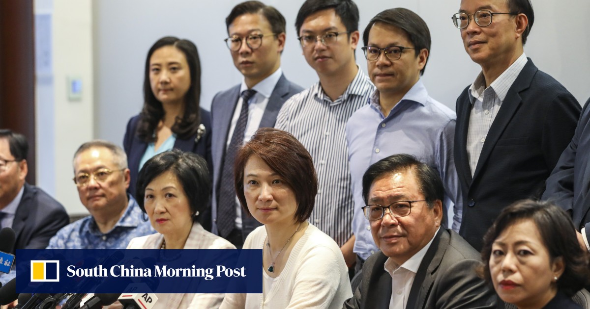 Hong Kong’s largest pro-Beijing party admits facing uphill fight at ...