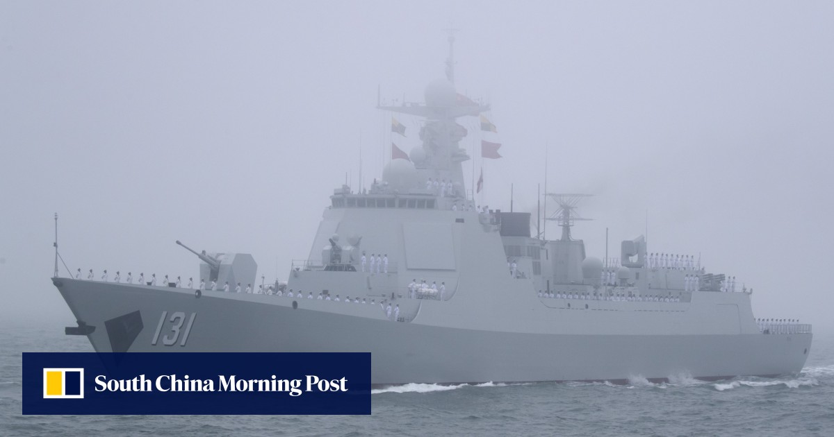 Chinese destroyer sets sail for Japan for multinational fleet review ...