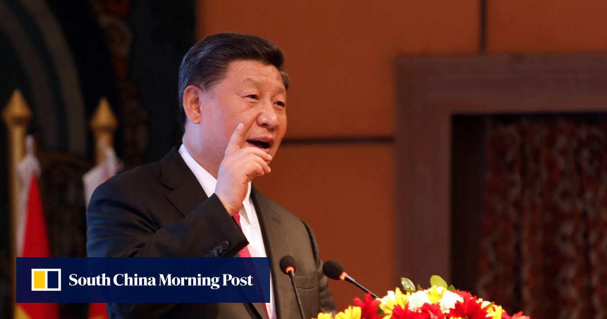 Chinese President Xi Jinping warns that anyone trying to split any part ...