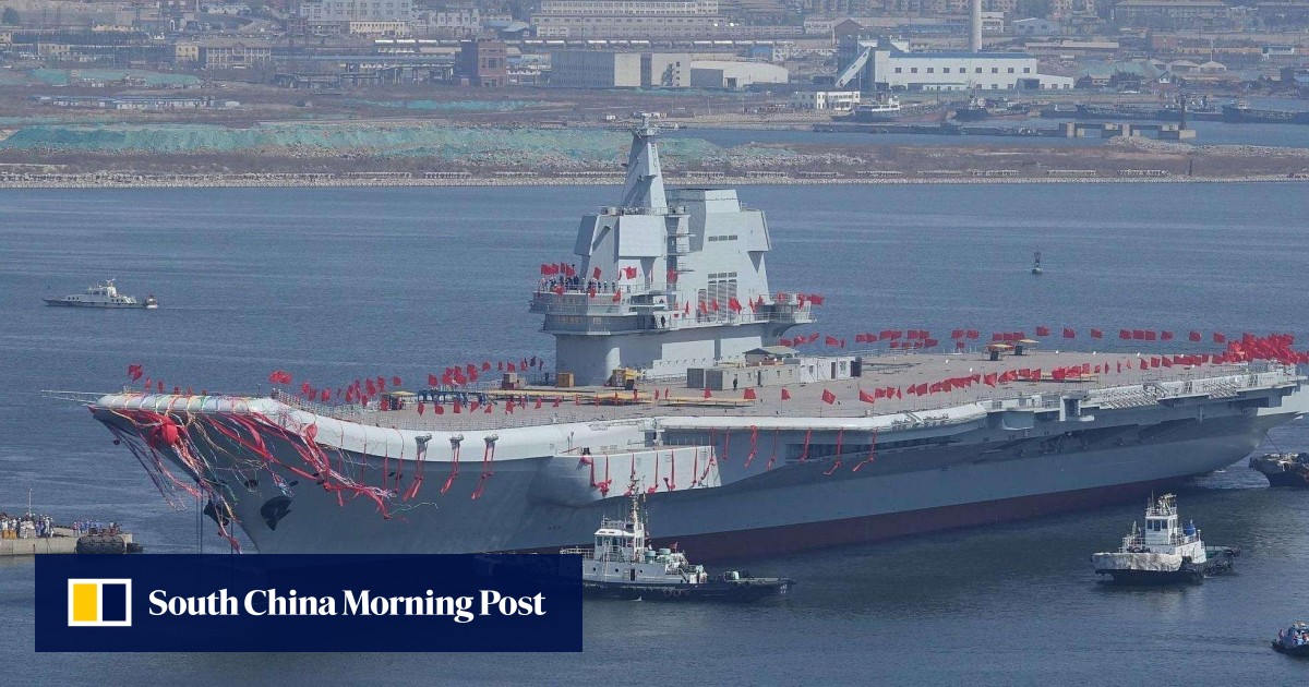 China’s Type 001A aircraft carrier sets off on latest sea trial as navy ...