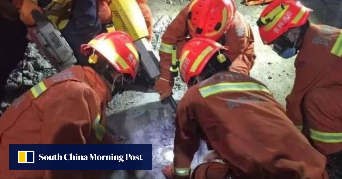 Eight Chinese construction workers killed after car park collapses ...