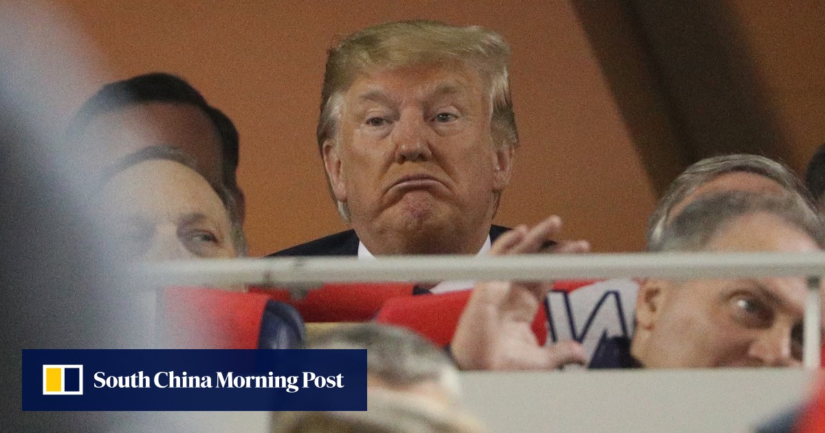 Donald Trump booed at World Series baseball game as crowd chants: ‘Lock ...