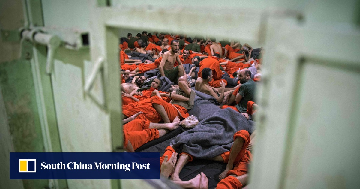 Inside the Syrian prison where scrawny Isis suspects pack crowded cells ...