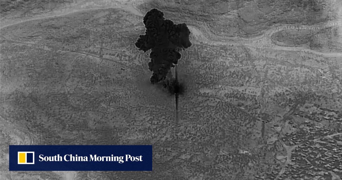 Pentagon releases Baghdadi raid video, showing Isis leader’s compound ...