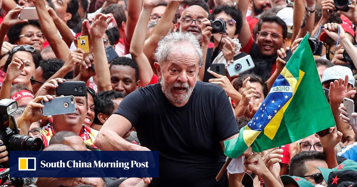 Brazil’s freed leftist leader Lula da Silva rallies thousands of ...