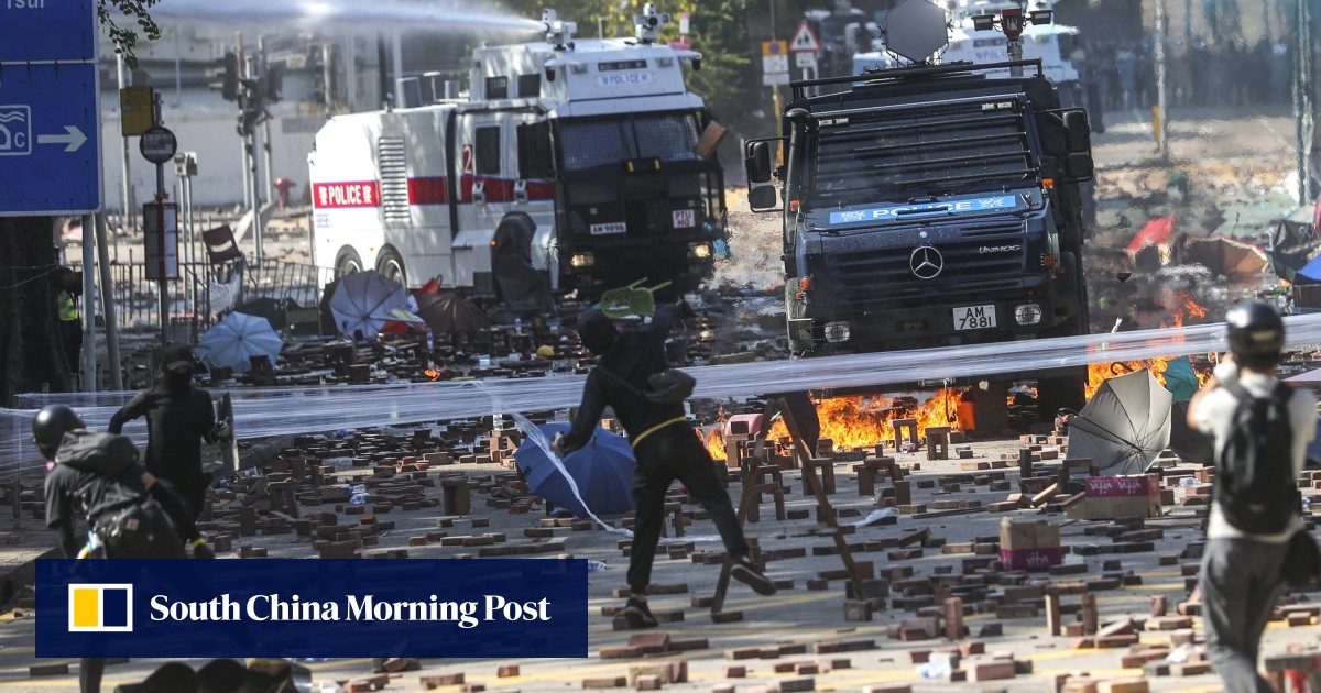 Hong Kong protests: police use controversial anti-riot sound device for ...