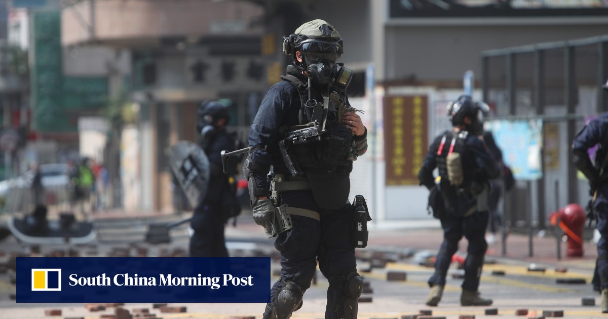 Police respond to more menacing mob attacks by bringing out lethal anti ...