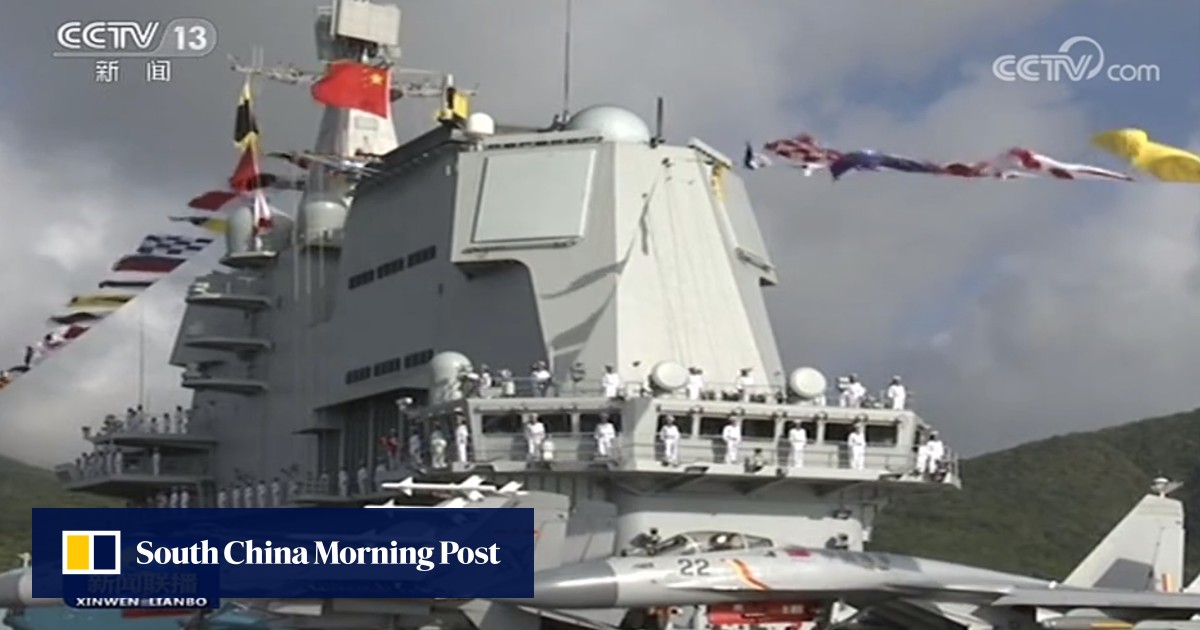 First made-in-China aircraft carrier, the Shandong, officially enters ...