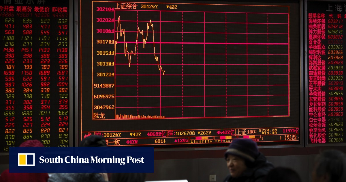 Hong Kong stocks fall as turnover drops to the lowest this week; Tencent declines | South China ...