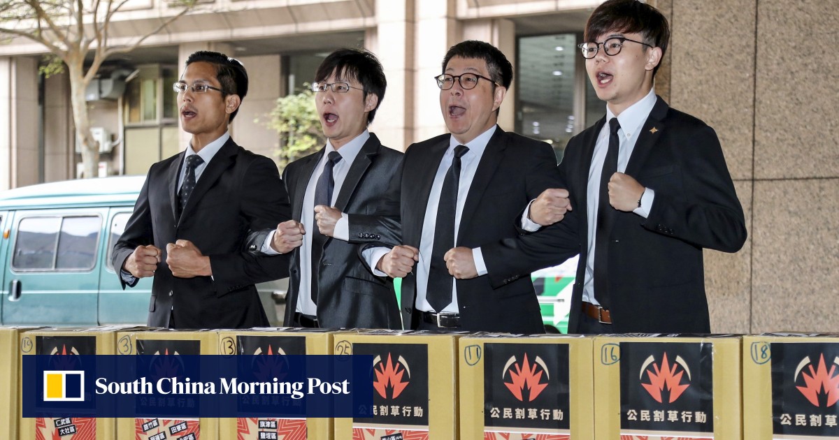 Taiwan recall campaigners get referendum ball rolling against ‘runaway ...