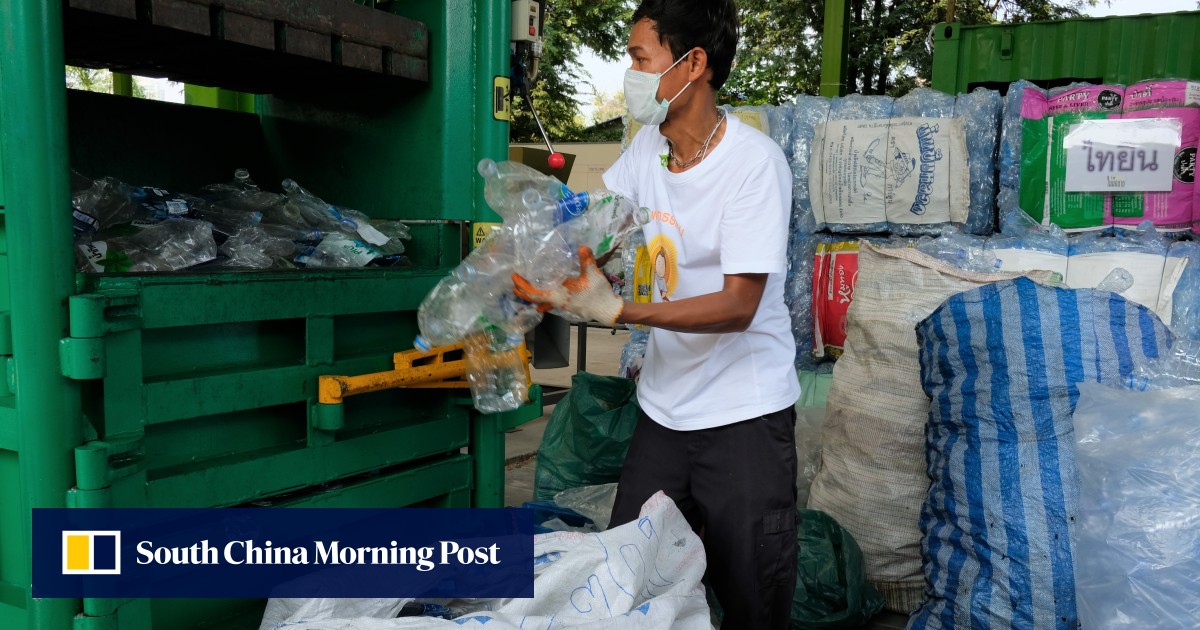 Plastic recycling: temple in Thailand turns used bottles into monks ...