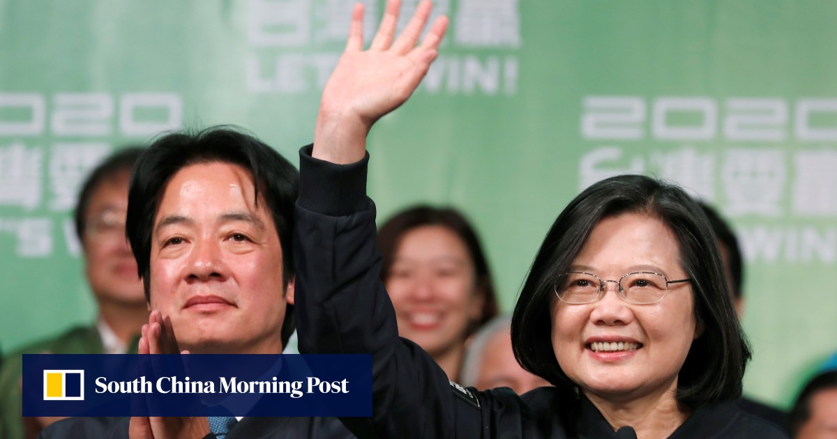Taiwan elections: Tsai Ing-wen re-elected as president as rival Han Kuo ...