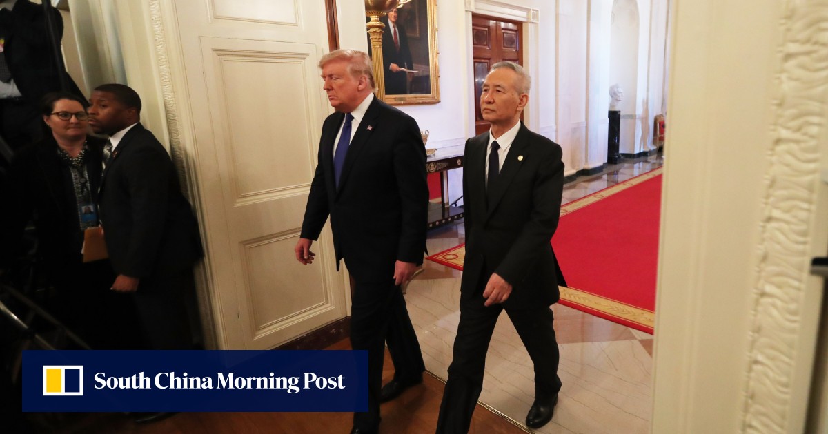 Watch As Donald Trump And Liu He Sign Phase One Trade War Deal In White