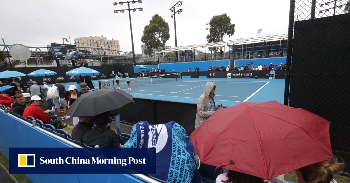 Australian Open: play suspended as rain hits Melbourne | South China ...