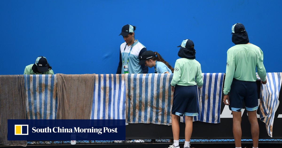 Australian Open: mud stops play – after smog, wind, rain, new challenge ...