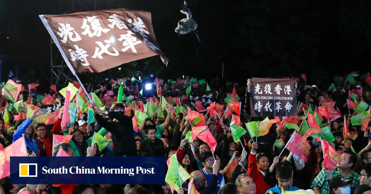 The Taiwanese sending protest equipment, messages of solidarity to Hong ...