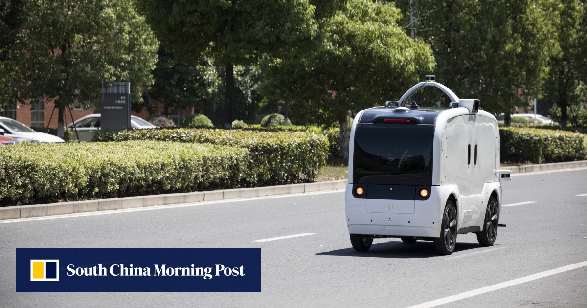 Chinese driverless delivery van start-up sees demand surge amid ...