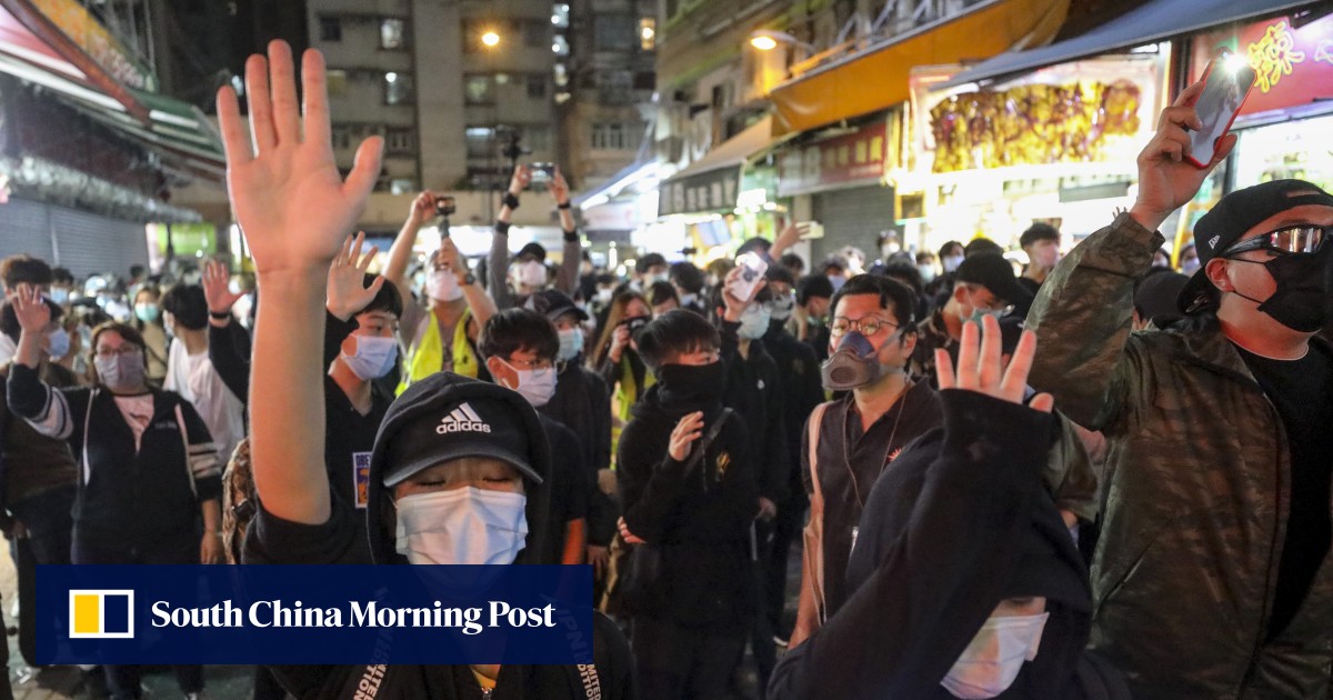 Tear gas fired as Hong Kong rally marking eight months since Yuen Long ...