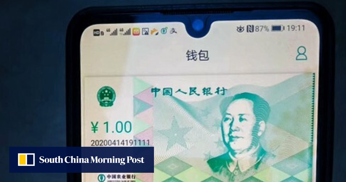 China gets first glimpse at sovereign digital currency after screenshot ...