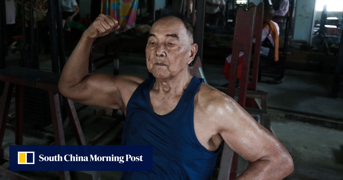 Myanmar’s former ‘Mr Burma’ still pumping iron at 91, although ...