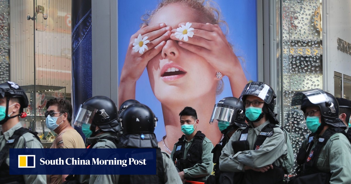 Hong Kong protests: police issued 18 penalty tickets for breach of ...