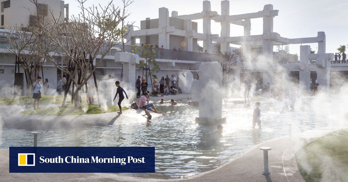 How a ‘dead mall’ in Taiwan was transformed into a public water park ...