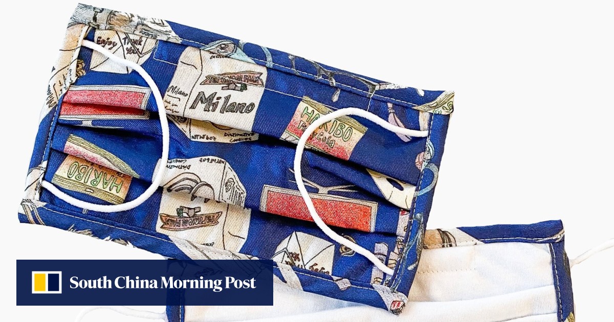 Accessory designer Christina Wang is making face masks from offcuts ...