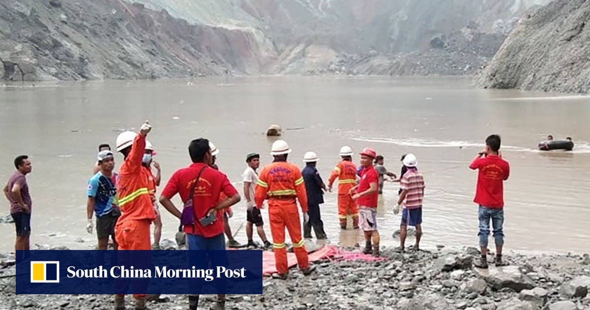 Myanmar jade mine landslide leaves over 160 dead after mining waste ...