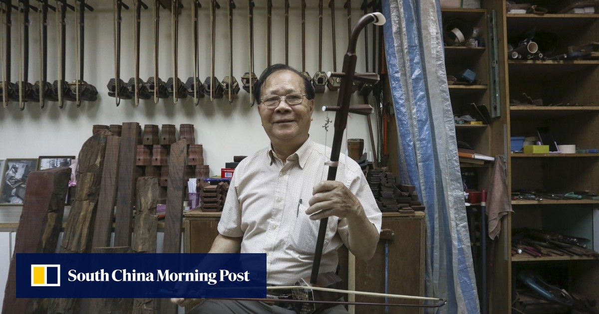 Self-taught maker of Chinese musical instrument the erhu takes us ...