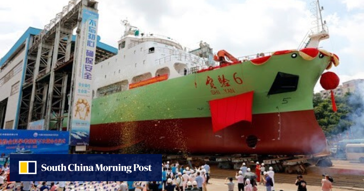 Chinese research ship launched to boost exploration activities ...