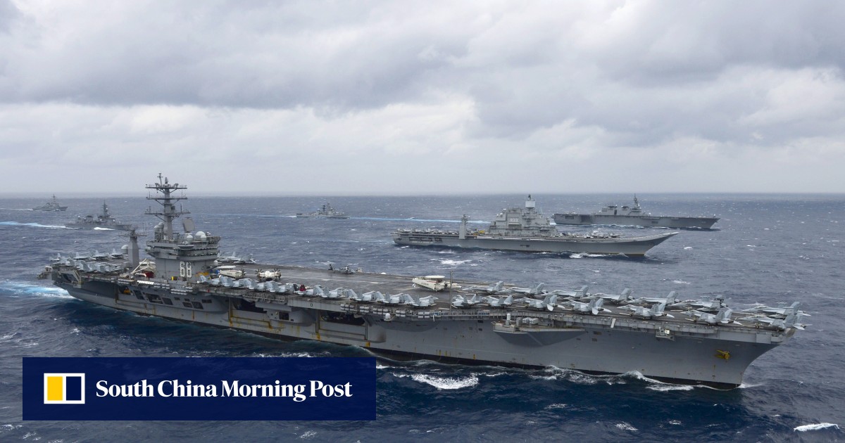 India and US conduct joint military exercises in Indian Ocean | South ...