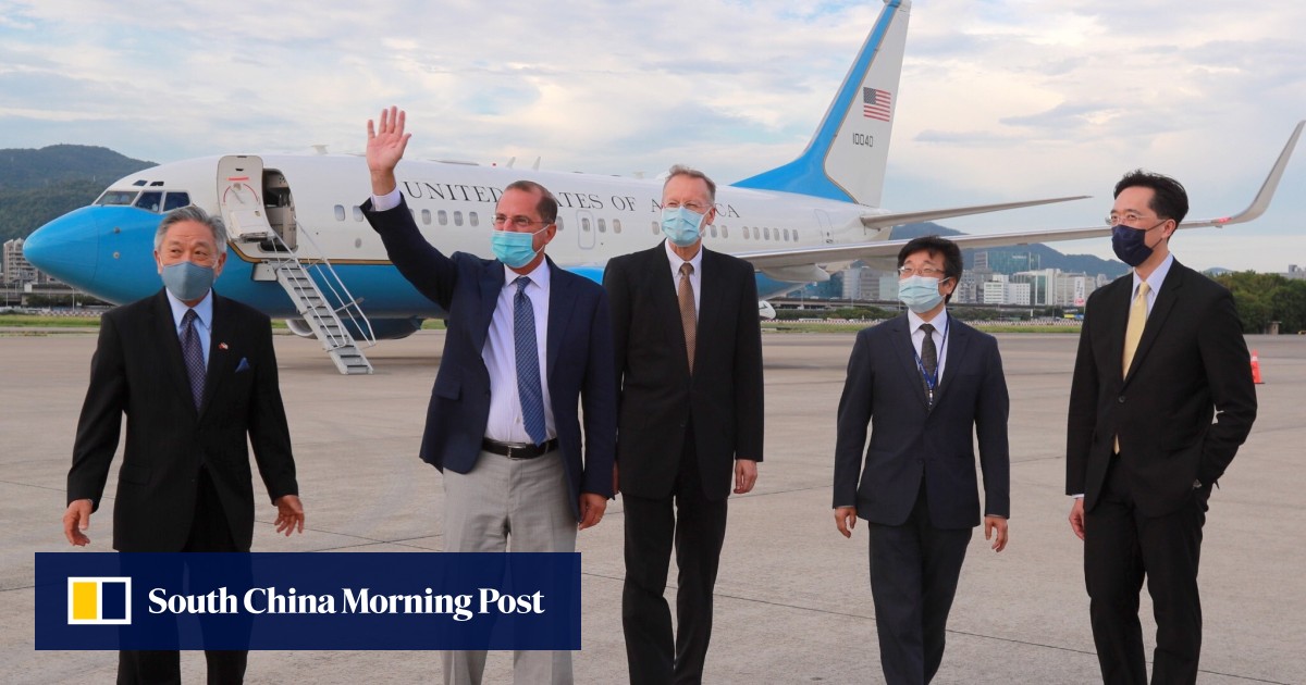 US Health Secretary Alex Azar starts Taiwan visit and says he will ...