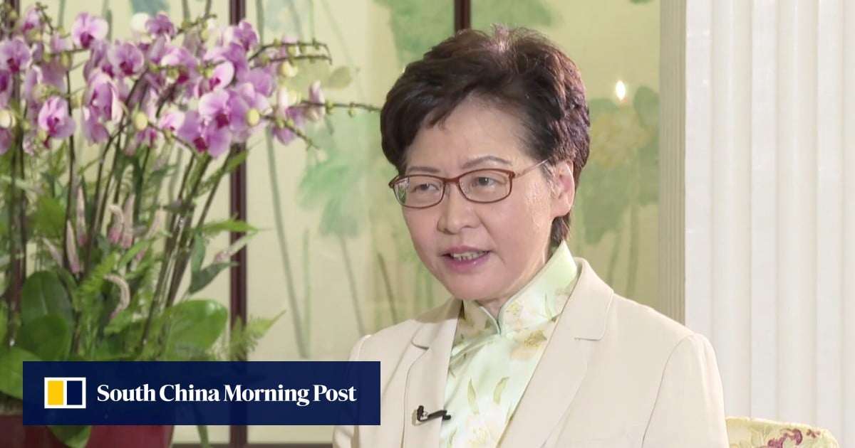 Hong Kong leader Carrie Lam admits US sanctions over national security ... Hong Kong leader Carrie Lam admits US sanctions over national security ...