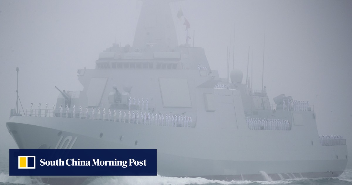 Chinese navy may launch eighth Type 055 stealth destroyer later this ...